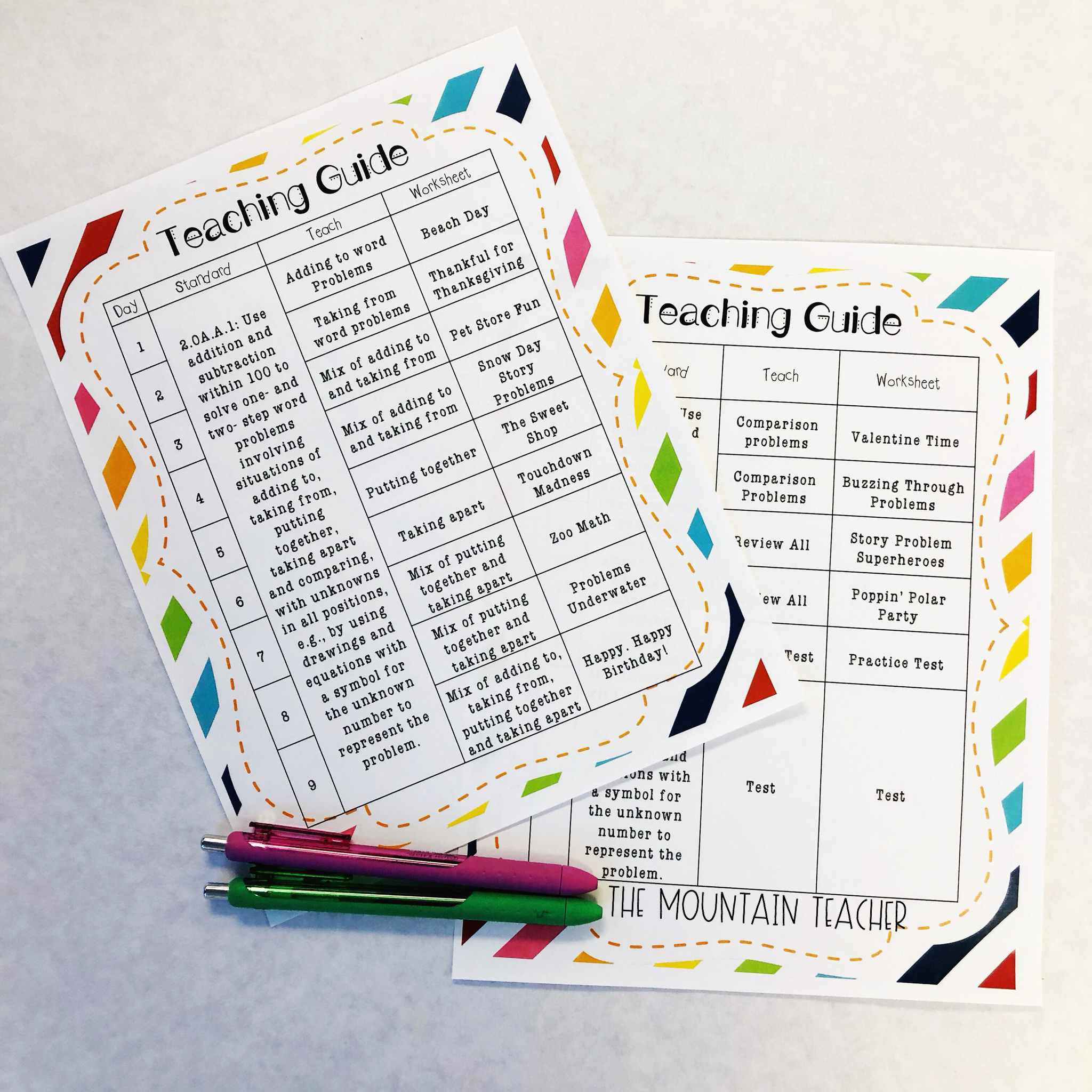 Everything You Need to Teach 2nd Grade Word Problems - The Mountain Teacher
