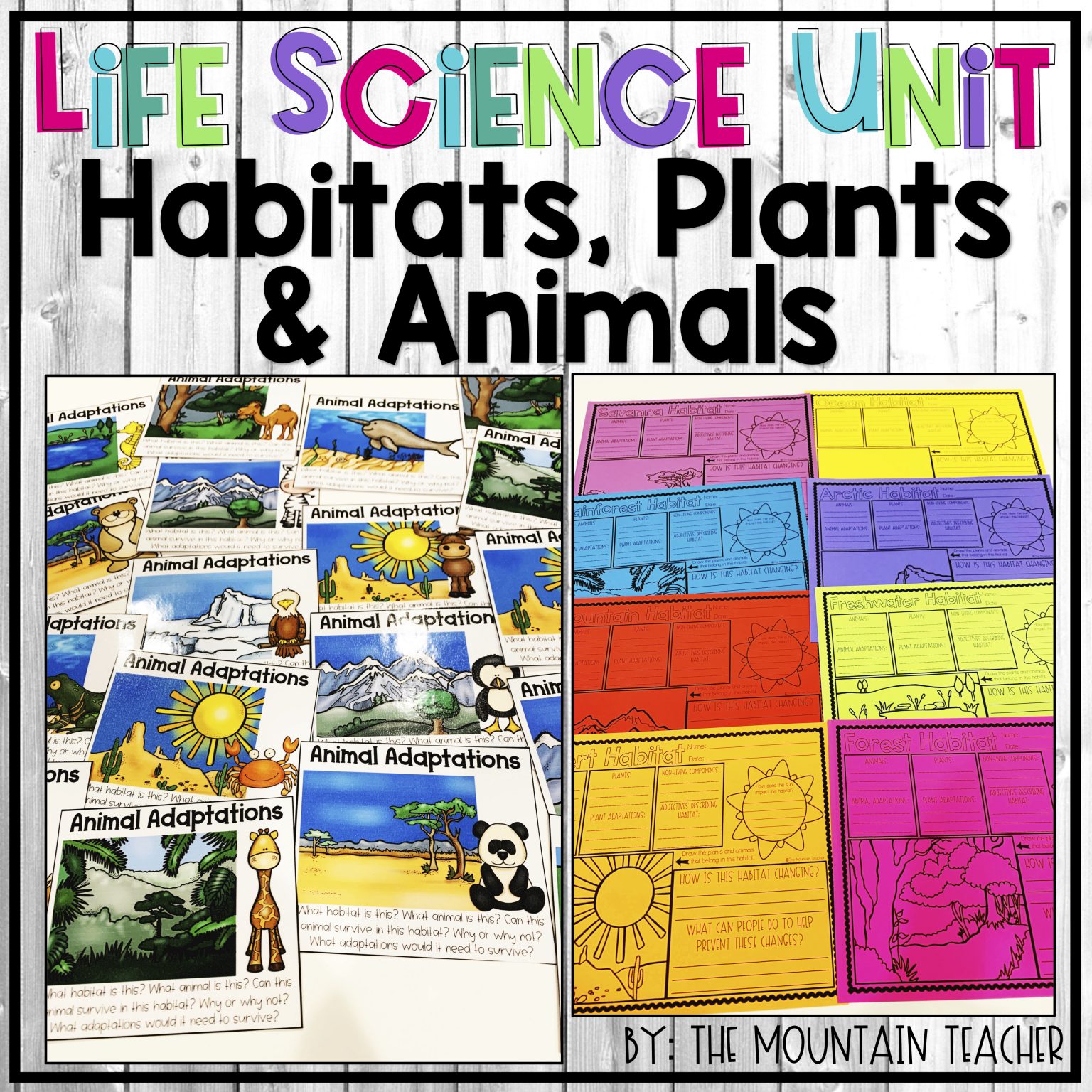 The Ultimate Life Science Unit for 2nd Grade - The Mountain Teacher
