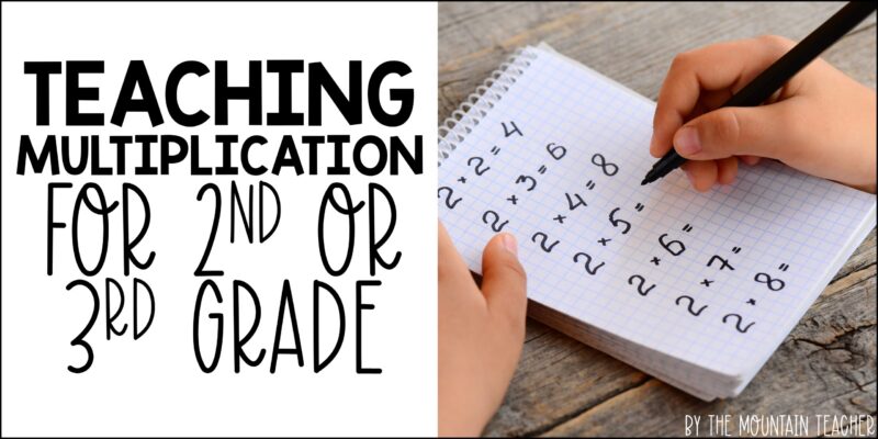 This is How to Teach Multiplication in 2nd Grade - The Mountain Teacher