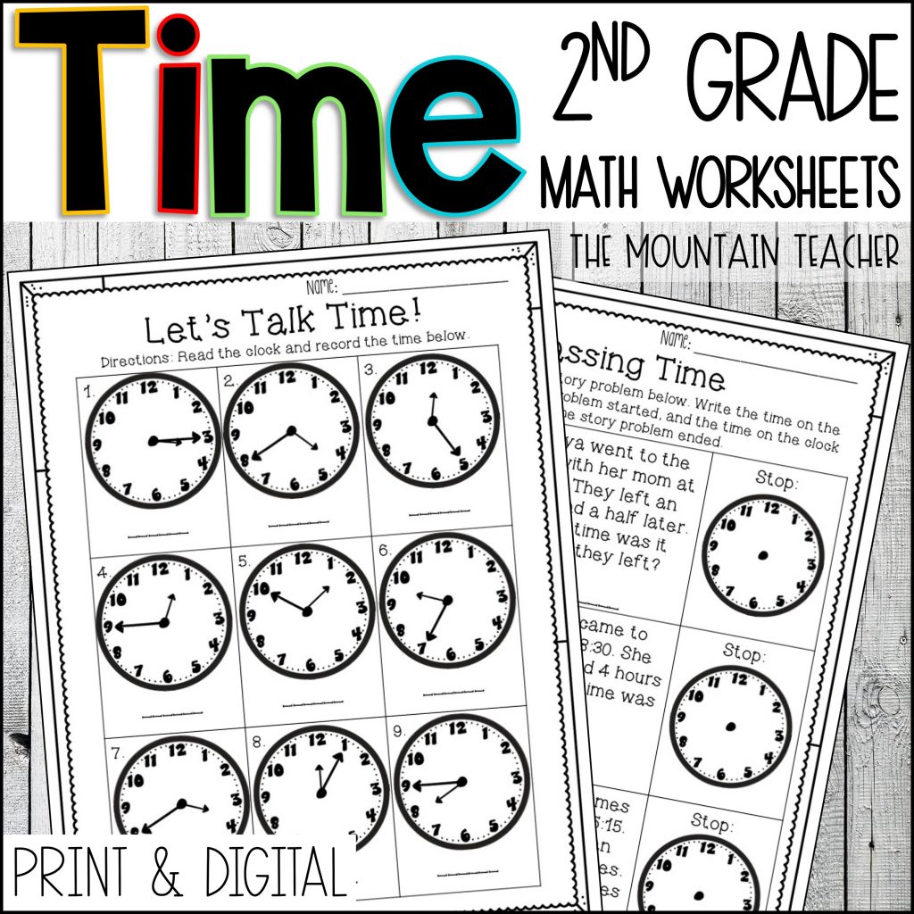 How to Teach Telling Time in 2nd Grade - The Mountain Teacher
