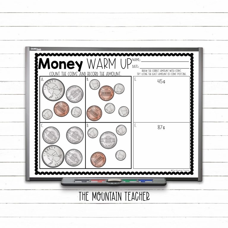 How to Teach Money in 2nd Grade - The Mountain Teacher