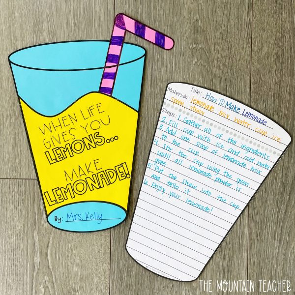 How to Teach Procedural Writing with Spectacular Results - The Mountain ...