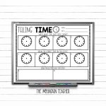 How to Teach Telling Time in 2nd Grade - The Mountain Teacher