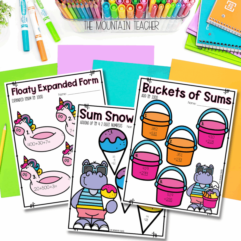 5 Fun Ways to Practice Math in the Summer - The Mountain Teacher