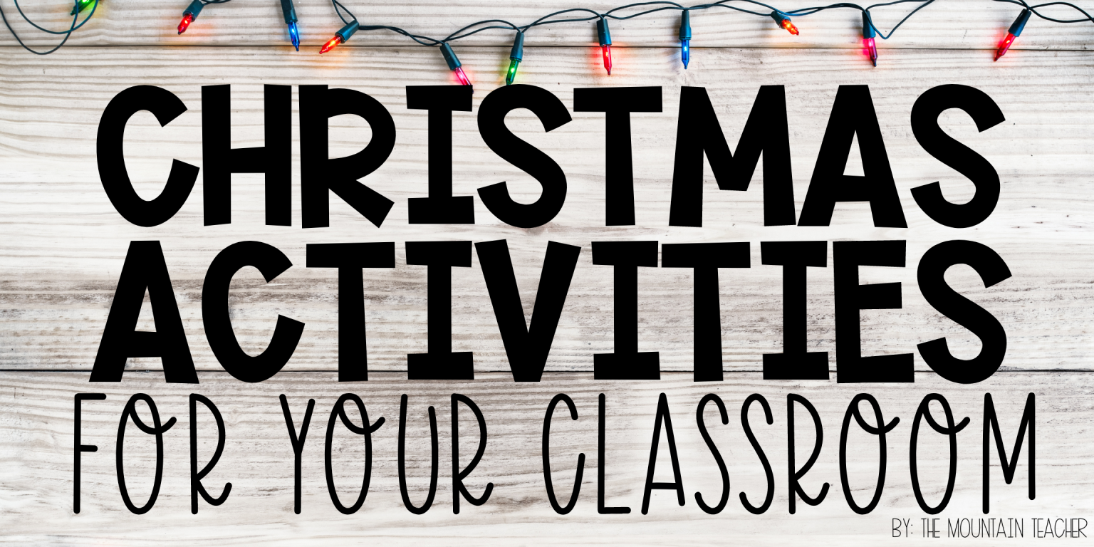 6 Simple Christmas Crafts and Activities for Your Classroom - The ...