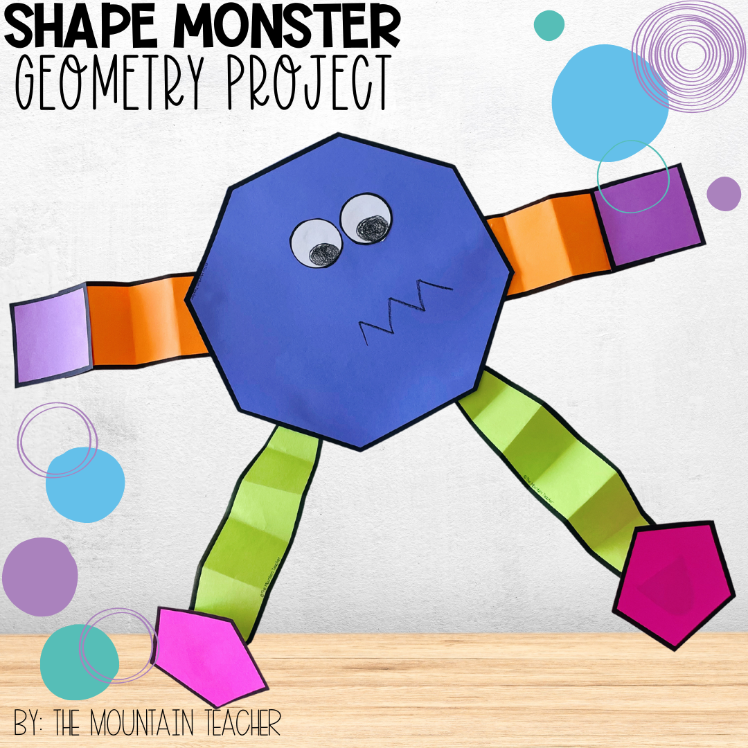 Energize Your Geometry Lesson Plans Doing This Shape Monster Activity ...