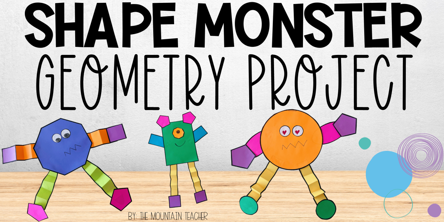 Energize Your Geometry Lesson Plans Doing This Shape Monster Activity ...