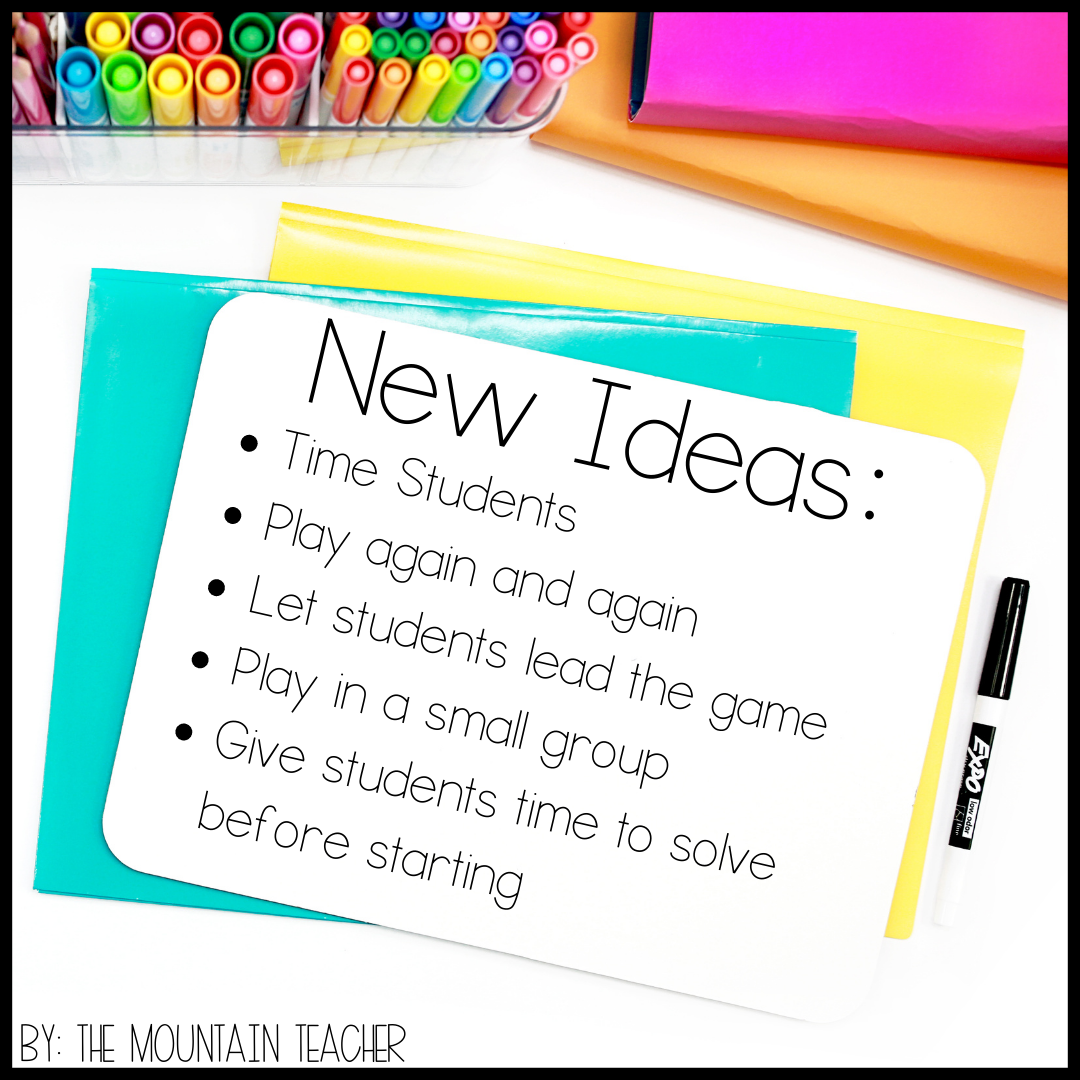 The Ultimate Guide on I Have Who Has Games - The Mountain Teacher