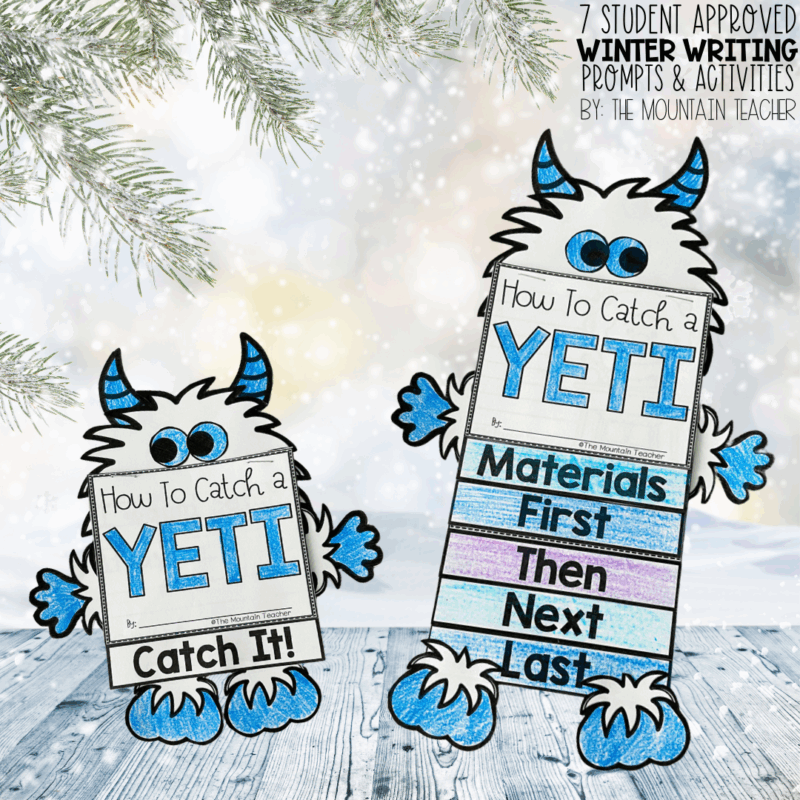 7 Student Approved Winter Writing Prompts - The Mountain Teacher