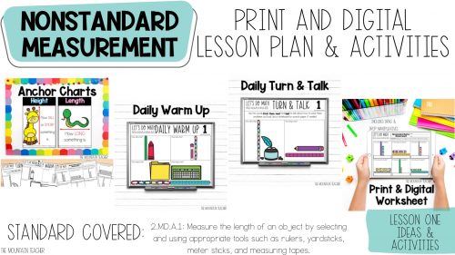 Easy to Use Measurement Lesson Plans for 2nd Graders - The Mountain Teacher