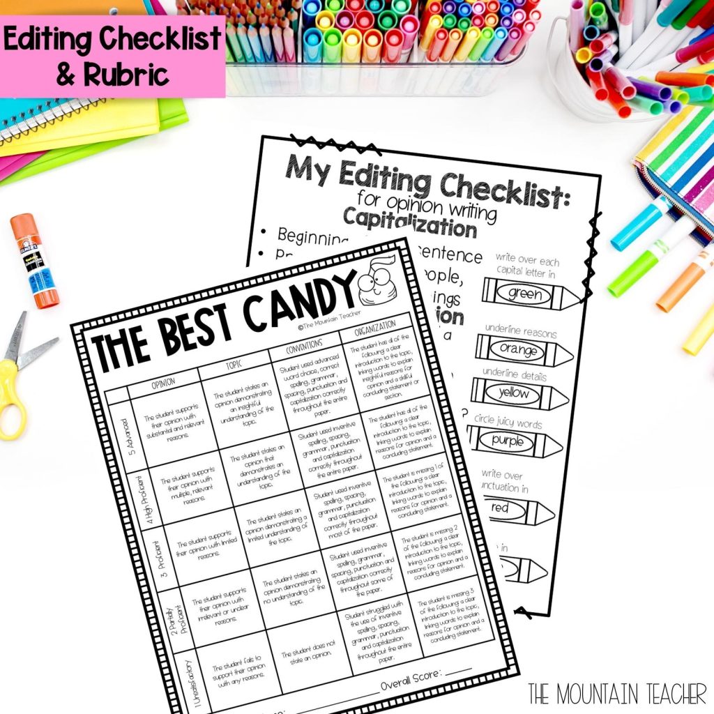 The Best Candy Opinion Craft | February Writing Prompt & Bulletin ...