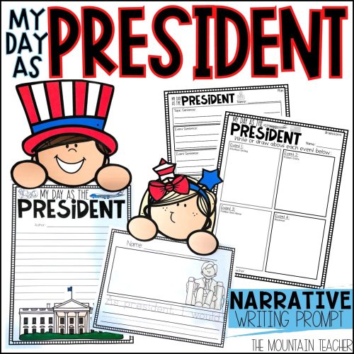 If I Were President Craft | Presidents' Day Writing Prompt & Bulletin ...
