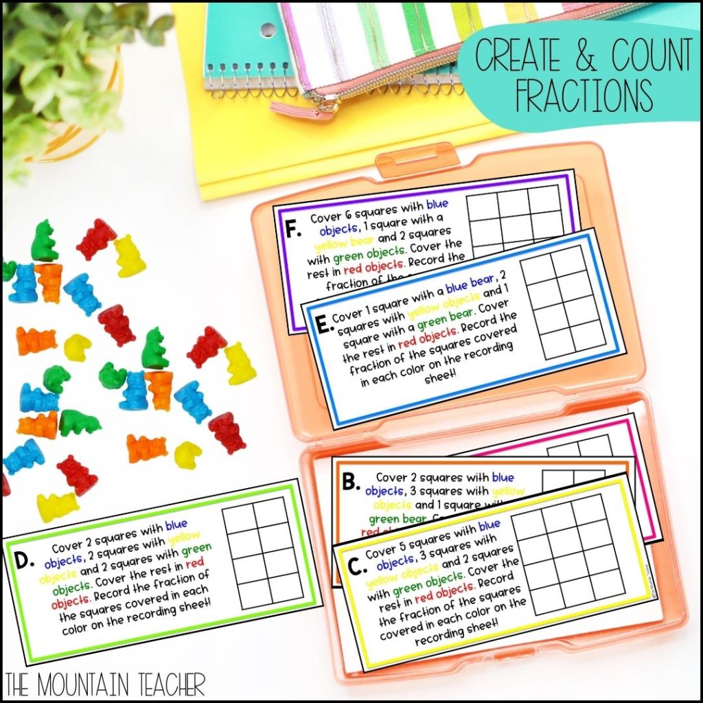 Geometry and Fraction Activities | 2nd Grade Math Centers - The ...