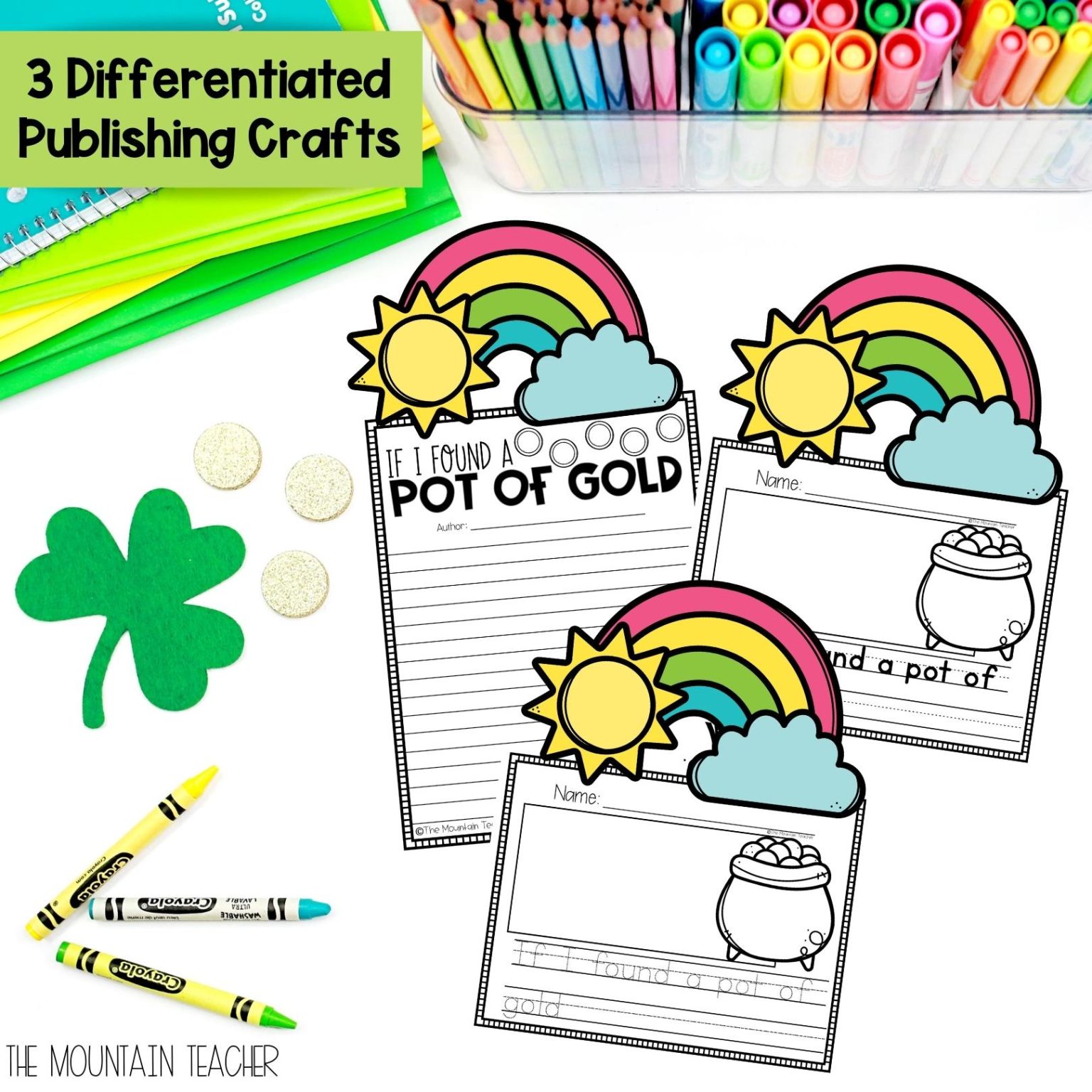 If I Found a Pot of Gold | St Patricks Day Writing Prompt and Bulletin ...
