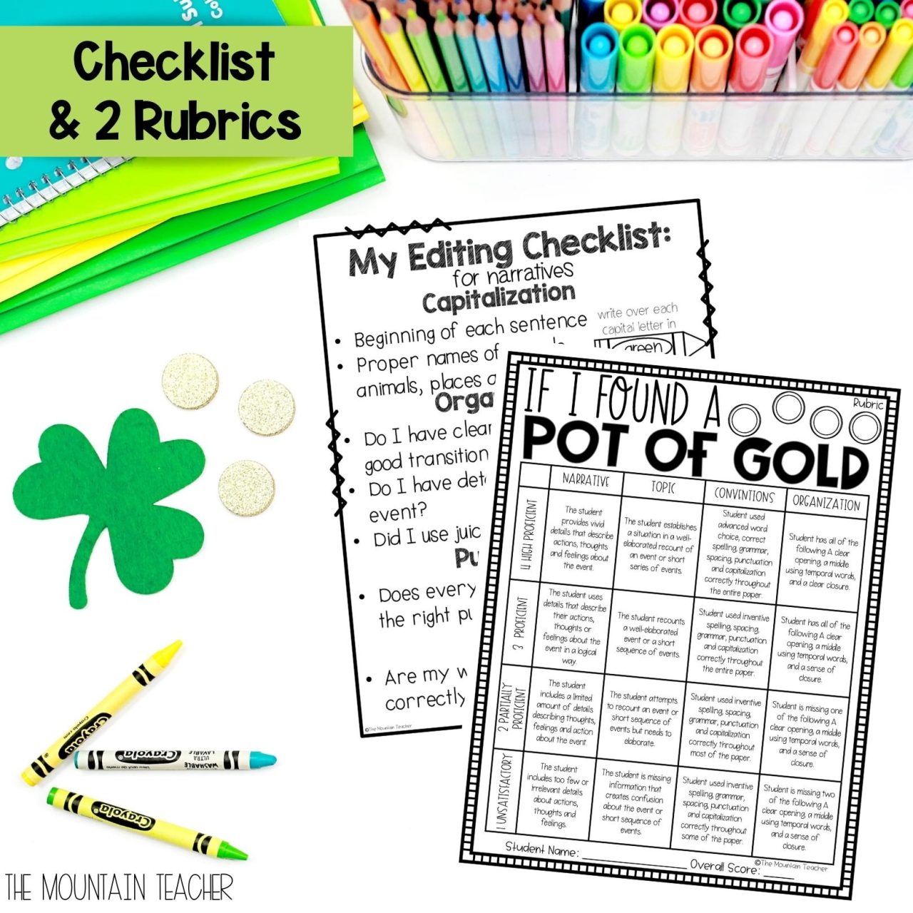 If I Found a Pot of Gold | St Patricks Day Writing Prompt and Bulletin ...