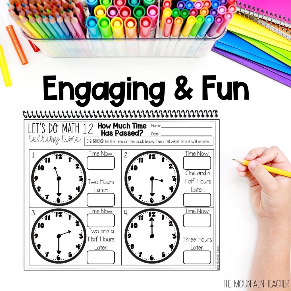 Digital Telling Time Worksheets 2nd Grade - Time to 5 Minutes & Elapsed ...