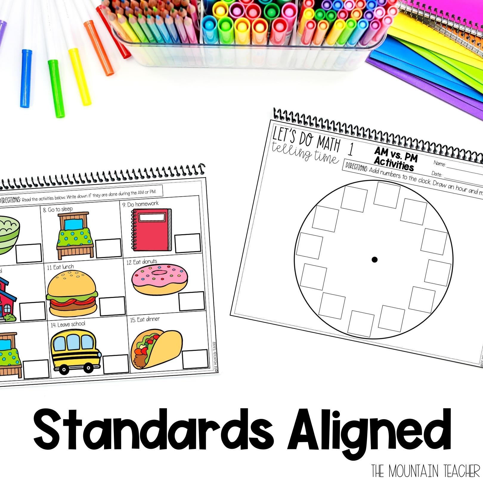Telling Time Coloring Pages 2025 