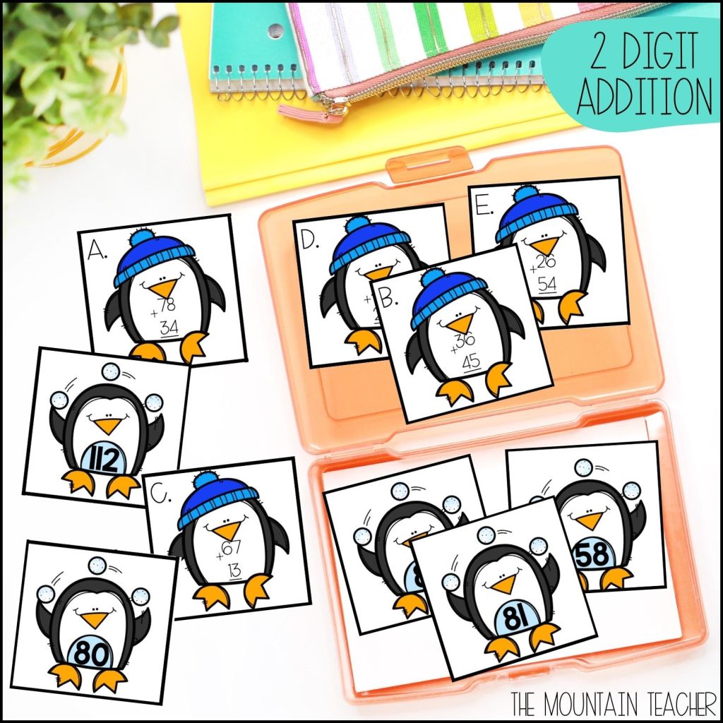 2 Digit Addition and Subtraction with Regrouping Activities with ...