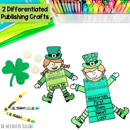 How To Catch a Leprechaun March Writing Template and Bulletin Board ...