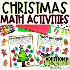 Christmas Addition and Subtraction Math Activities | 6 Math Fact ...