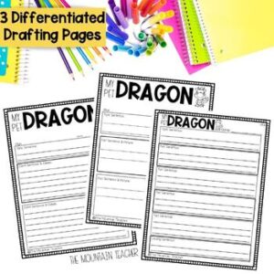 All About My Pet Dragon Narrative Writing Prompt and Activity - The ...