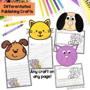 Dog vs Cat Opinion Writing Prompt, Graphic Organizers and Bulletin ...