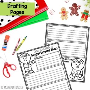 How To Catch a Gingerbread Man Craft and Writing Prompt with Templates ...