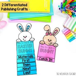 How To Catch the Easter Bunny Craft, Writing Template and Easter ...