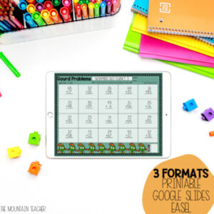 Thanksgiving 2 Digit Addition and Subtraction Math Facts to 100 ...