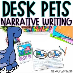 Desk Pet Narrative Writing Activity and Mini Book Template - The ...