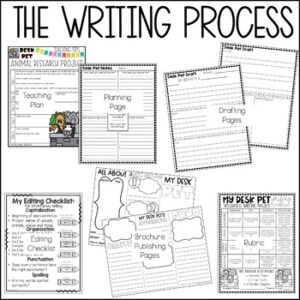 Desk Pet Research Report Brochure Template | Informative Writing Prompt ...