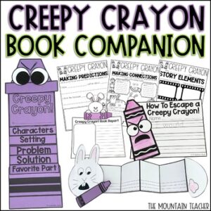Creepy Crayon Book Companion | Reading and Writing Activities with ...