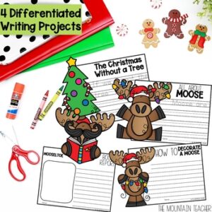 Mooseltoe Activities | Reading Comprehension, Writing Crafts & Bulletin ...