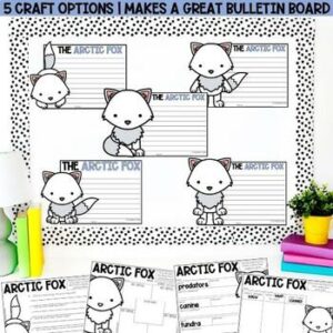 Arctic Fox Facts Webquest | Reading Comprehension Activities & Writing ...