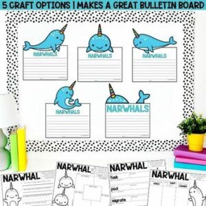 Narwhal Facts Webquest | Reading Comprehension Activities & Writing ...