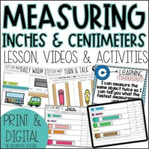Measurement Activities | Inches and Centimeters | Lesson Plans, Worksheet & More - The Mountain ...