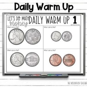 Identifying Coins Worksheets | Lesson Plans, Activity, Warm Up for US ...