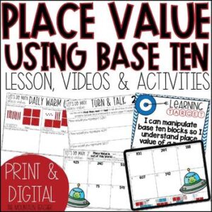 Drawing Base Ten Blocks Printable Place Value Worksheet for 2nd Grade ...