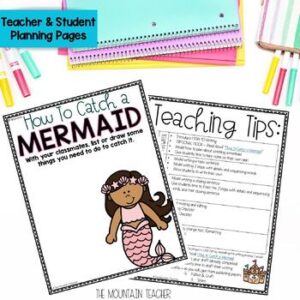 How To Catch a Mermaid Summer Writing Prompt and Bulletin Board Craft ...