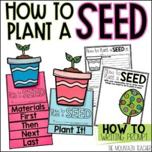 How To Plant a Seed Writing Prompt and Spring Craft for Bulletin Board ...