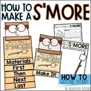 How To Make a S'more Writing Prompt and Camping Craft for Bulletin ...