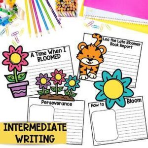Leo the Late Bloomer Read Aloud Activities with Tiger Crafts and Flower ...