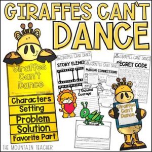 Giraffes Can't Dance Read Aloud Activities with Giraffe Crafts for Zoo ...