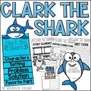 Clark the Shark Read Aloud Activities with Shark Crafts for Shark Week ...