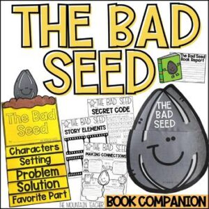 The Bad Seed Read Aloud Activities for Character Building with Food ...