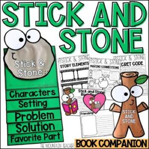 Stick and Stone Read Aloud Activities with Back to School Crafts - The ...