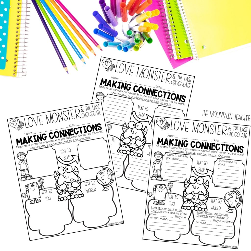 Love Monster and the Last Chocolate Activities Valentine's Day Read ...