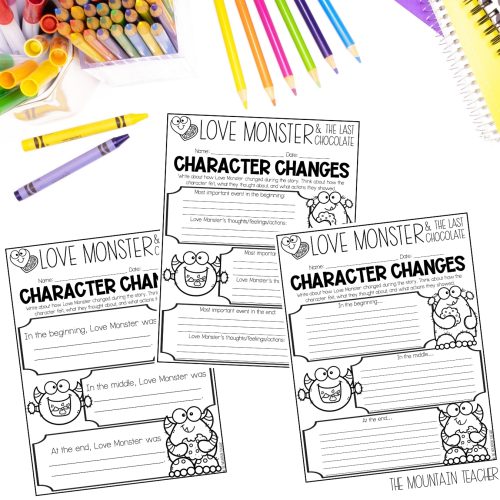 Love Monster and the Last Chocolate Activities Valentine's Day Read ...