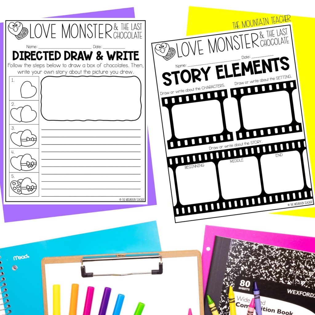 Love Monster and the Last Chocolate Activities Valentine's Day Read ...