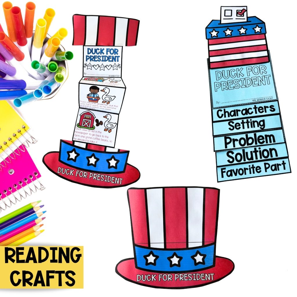 Duck for President Activities Presidents' Day Read Aloud Reading ...